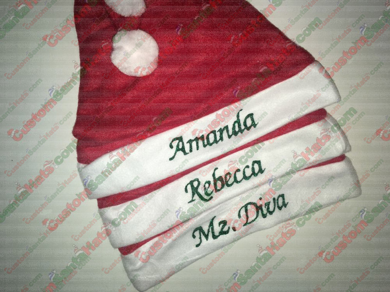 Custom Santa Hats - Gallery - Custom Santa Hats