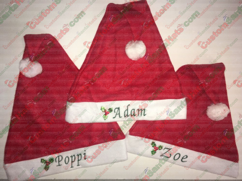 Custom Santa Hats - Gallery - Custom Santa Hats
